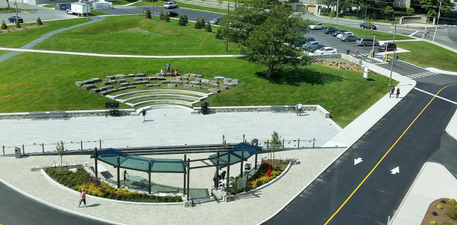 Fortis Courtyard and Amphitheatre | The Rooms, Newfoundland and Labrador